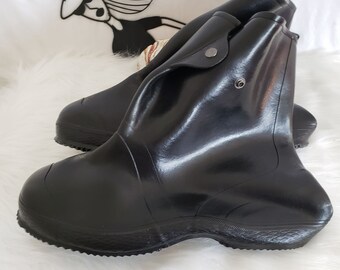 Rare Vintage 50s drizzle Boots Clear Rubber - Etsy