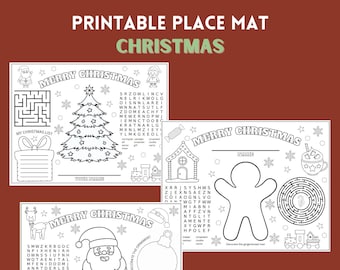 Christmas Activity Worksheet, Christmas Coloring Page, Activity ...
