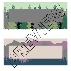 Nature Editable Name Tags, Printable, Easy Classroom Decoration - Etsy