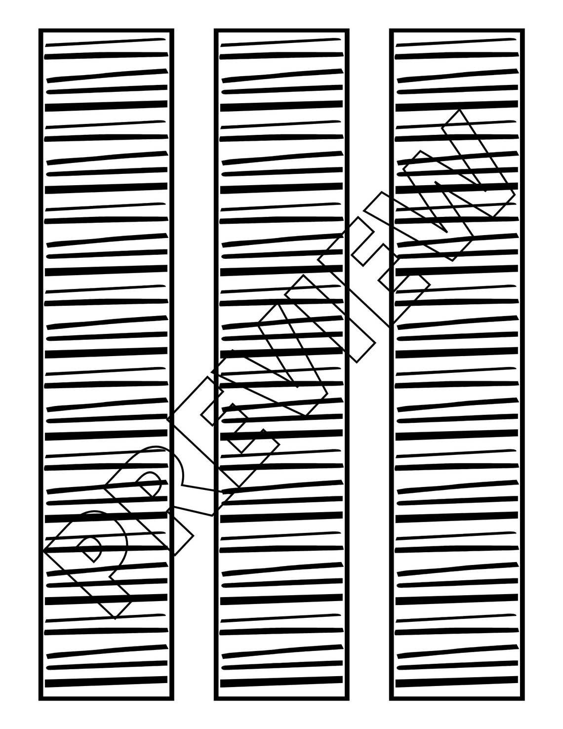 Black and White Doodle Bulletin Board Border Printable Easy - Etsy