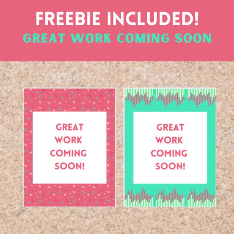 Retro Bulletin Board Set, Printable, Easy and Fun Classroom Decoration ...