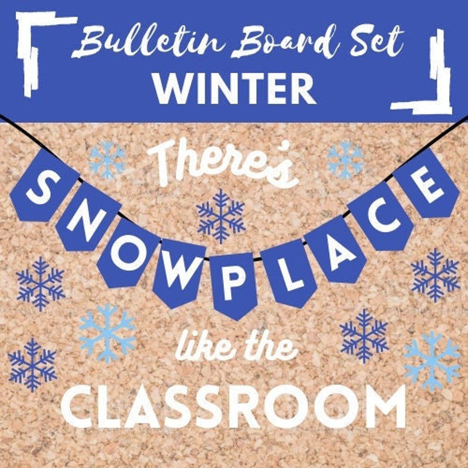 Winter Bulletin Board Set, Printable, Easy Classroom Decoration - Etsy