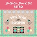 Retro Bulletin Board Set, Printable, Easy and Fun Classroom Decoration ...