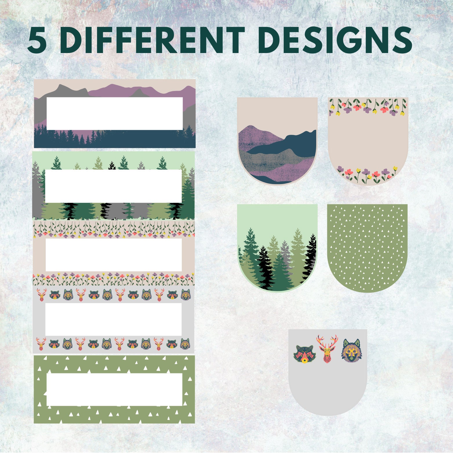 Nature Word Wall, Printable, Easy and Fun Classroom Decoration - Etsy