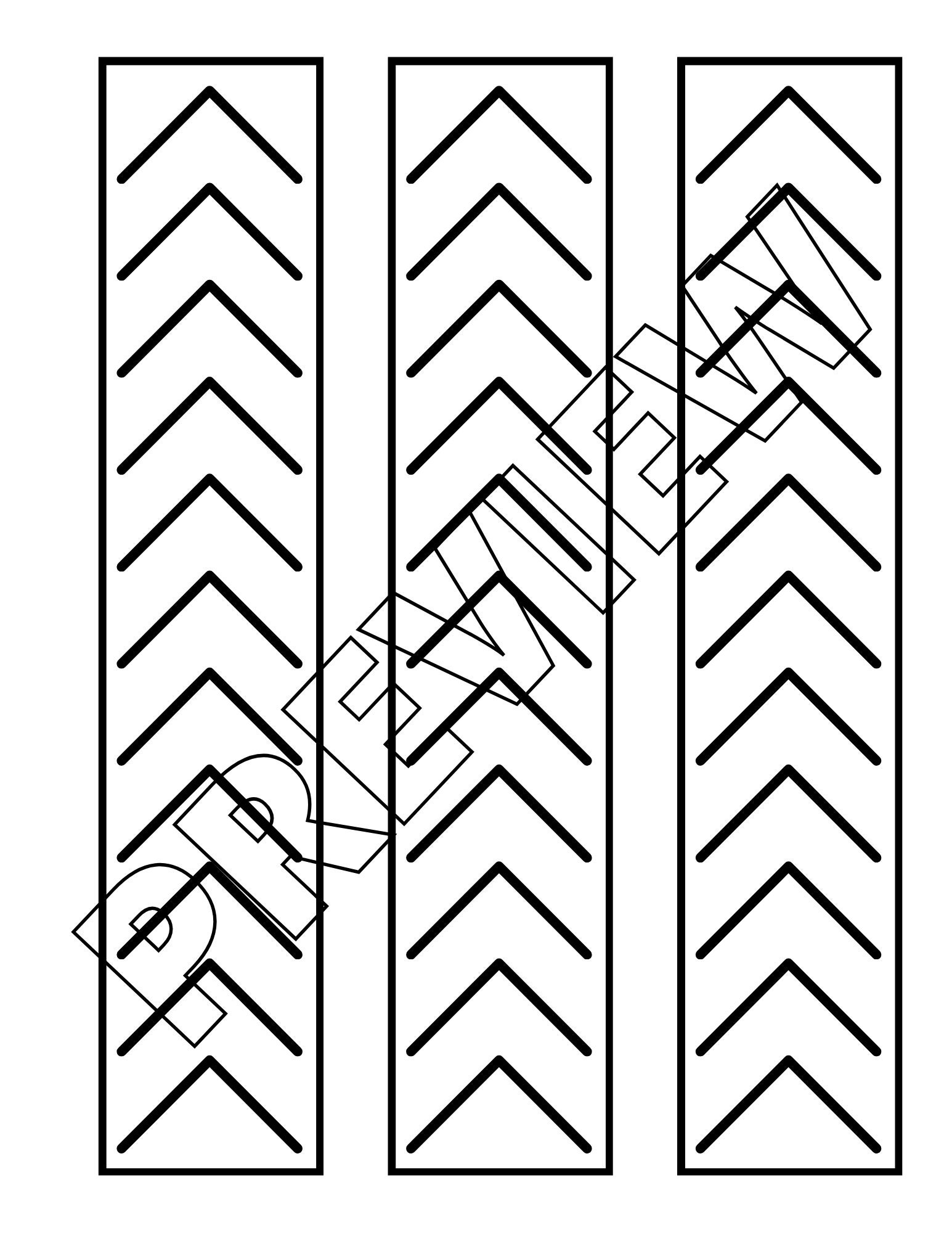 Black and White Doodle Bulletin Board Border, Printable, Easy ...