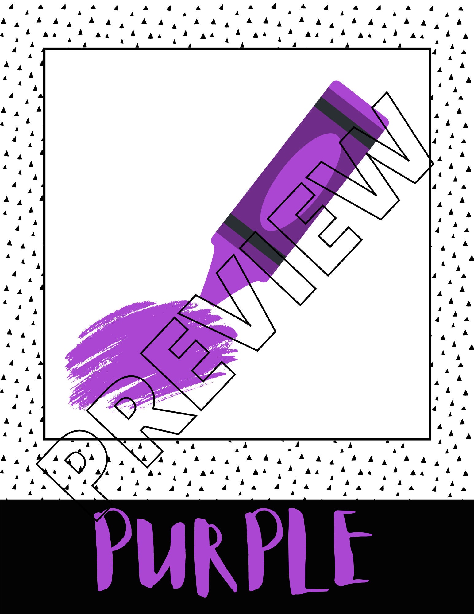 Black and White Doodle Classroom Color Posters, Printable, Easy and Fun ...