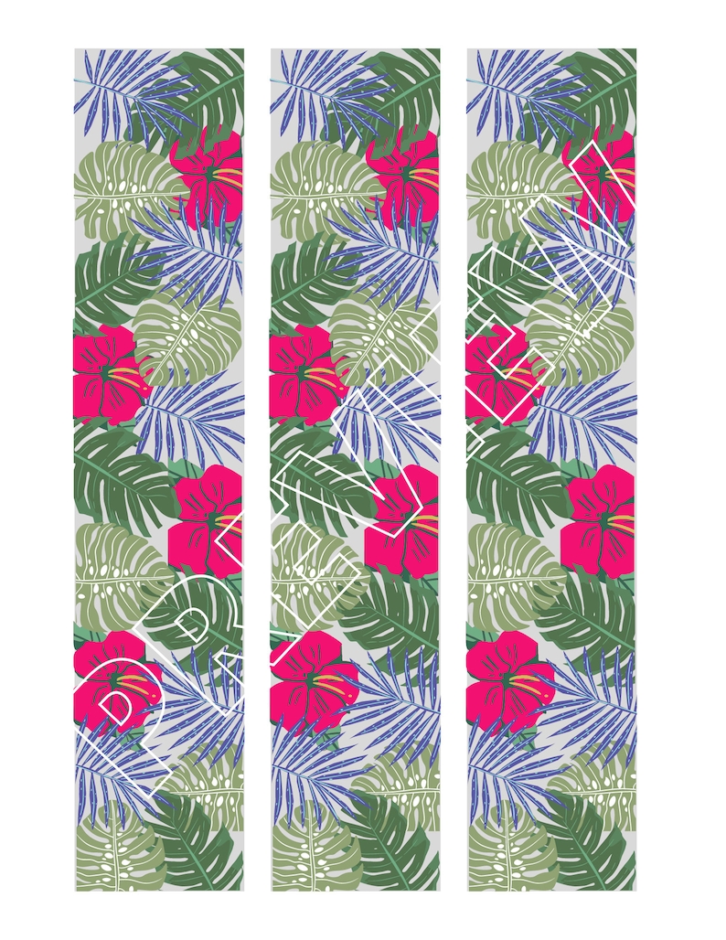 Tropical Bulletin Board Border, Printable, Easy Classroom Decoration - Etsy