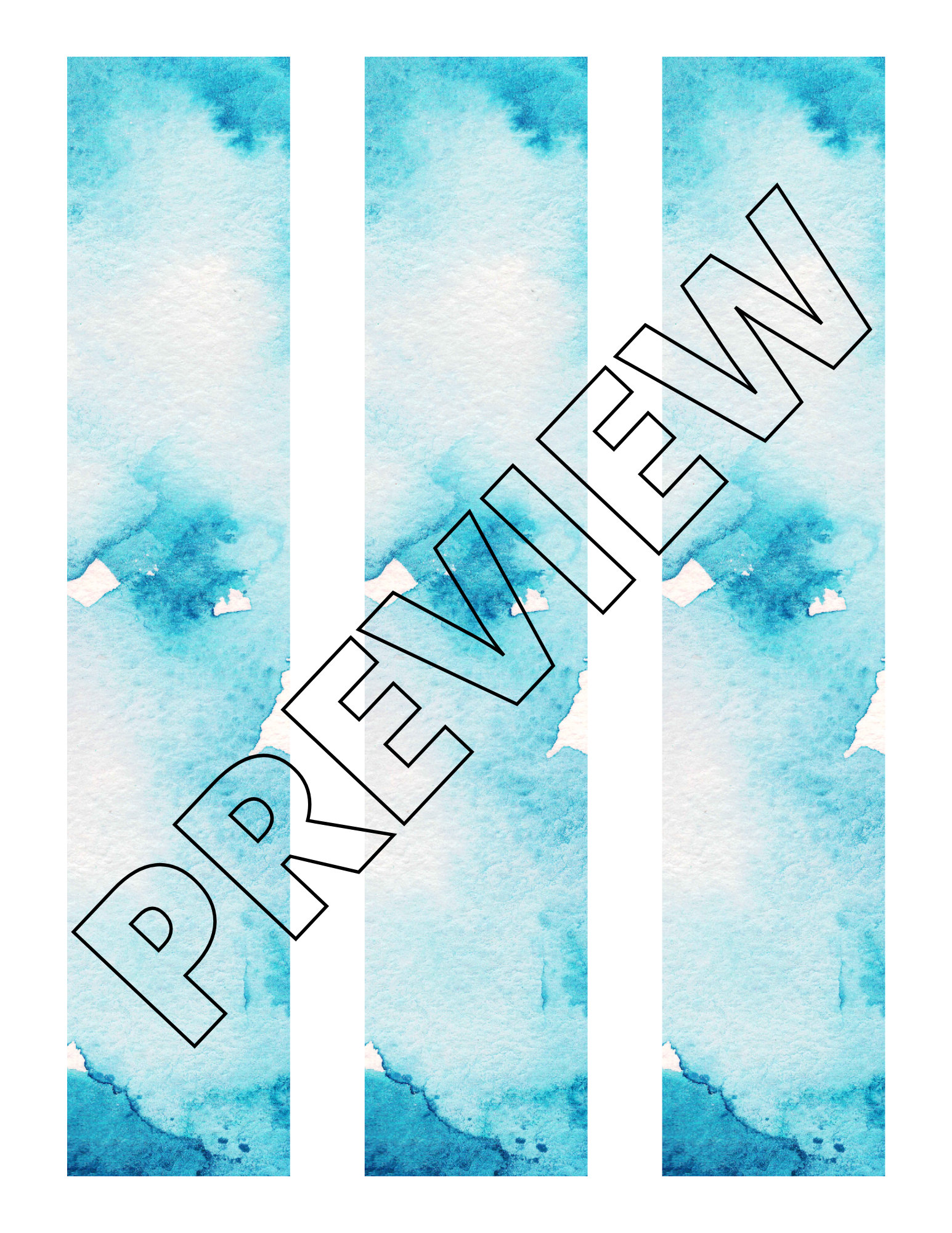 Watercolor Bulletin Board Border Printable Easy Classroom - Etsy