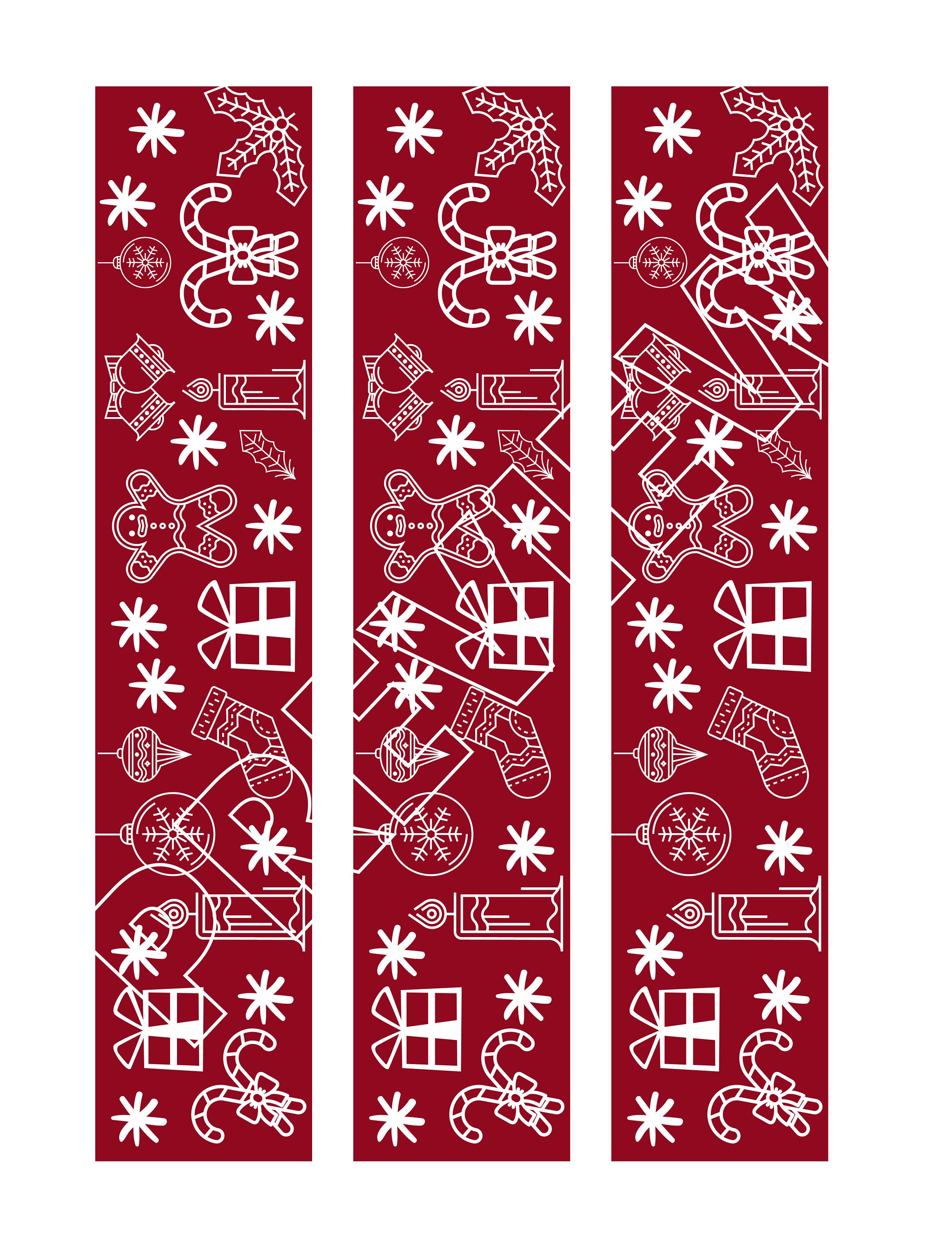 Christmas Holiday Bulletin Board Border, Printable, Easy Classroom ...