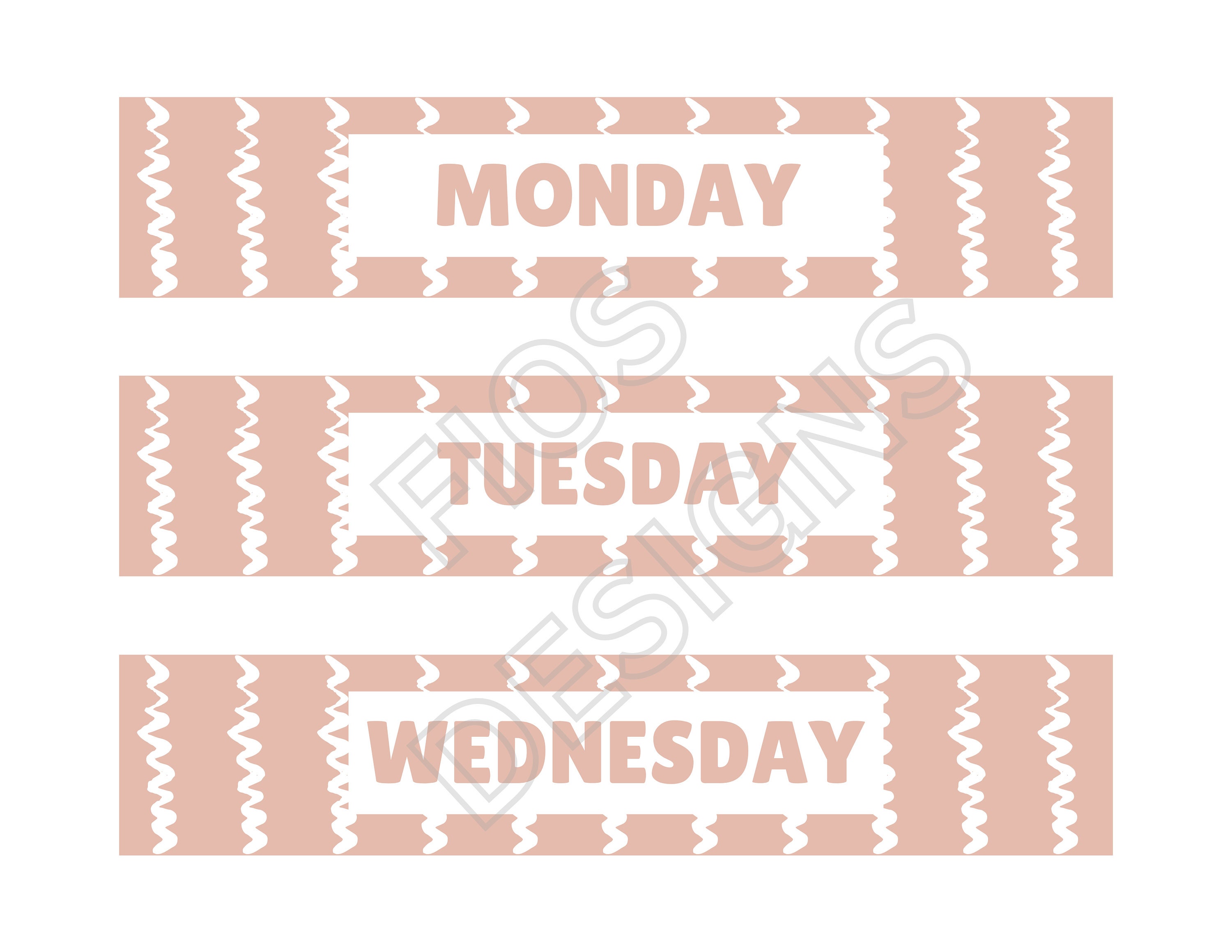Neutral Pattern Rolling Cart Labels, Printable, Easy Classroom ...