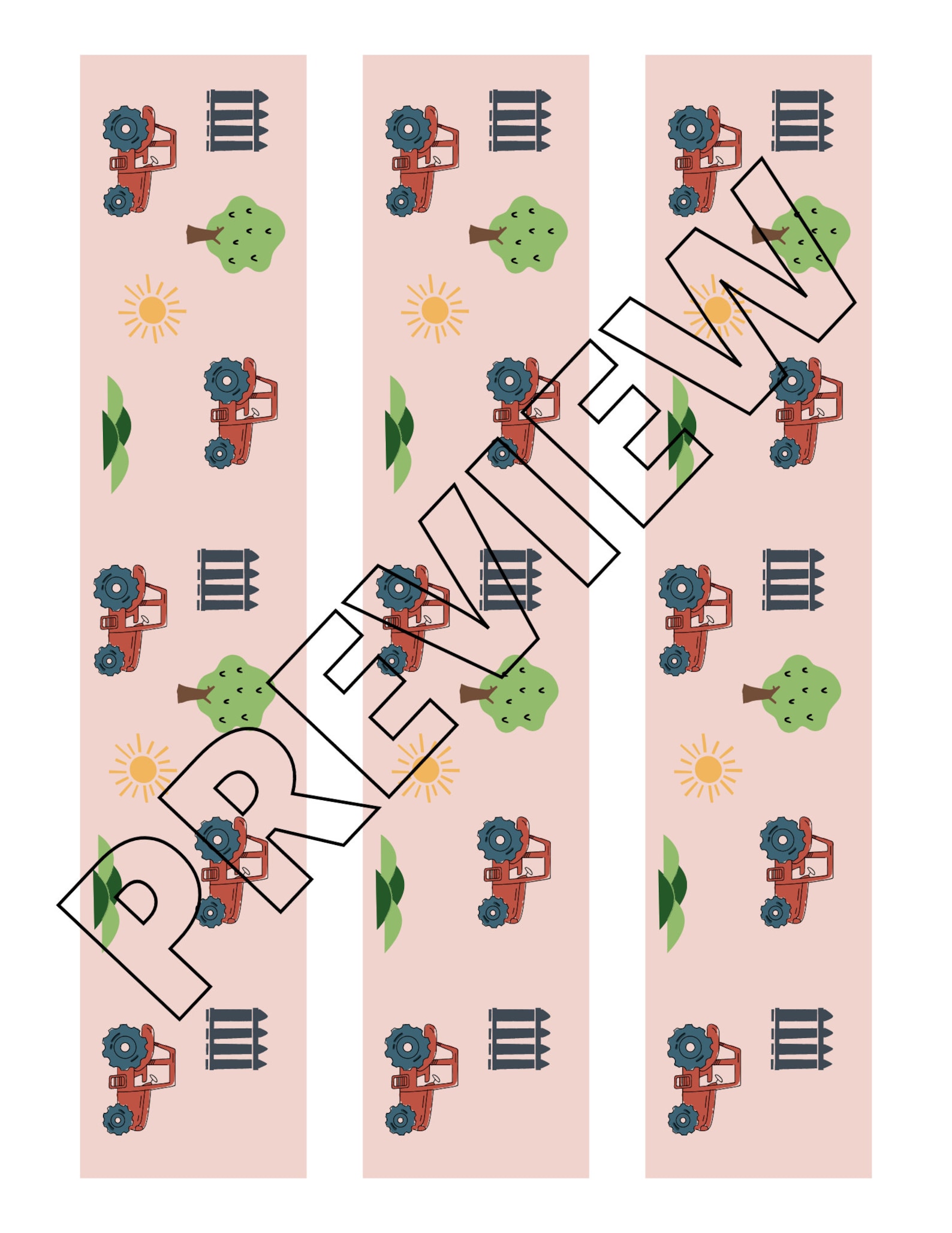 Farm Bulletin Board Border, Printable, Easy Classroom Decoration - Etsy