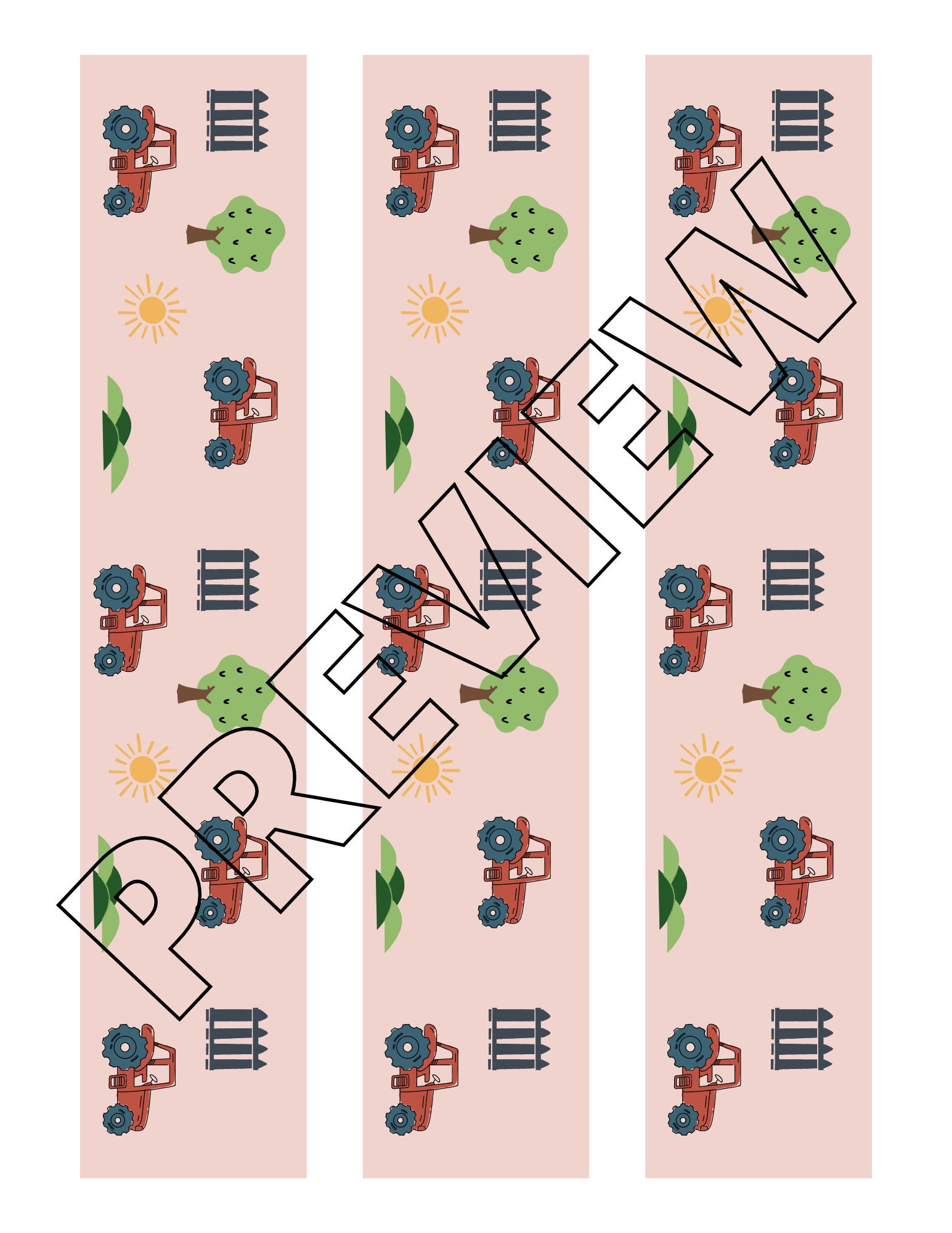 Farm Bulletin Board Border, Printable, Easy Classroom Decoration - Etsy