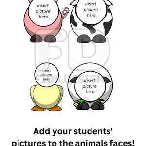 Farm Bulletin Board Set, Printable, Easy Classroom Decoration - Etsy