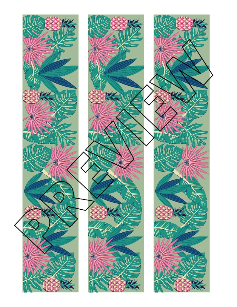 Jungle Bulletin Board Border Printable Easy Classroom - Etsy