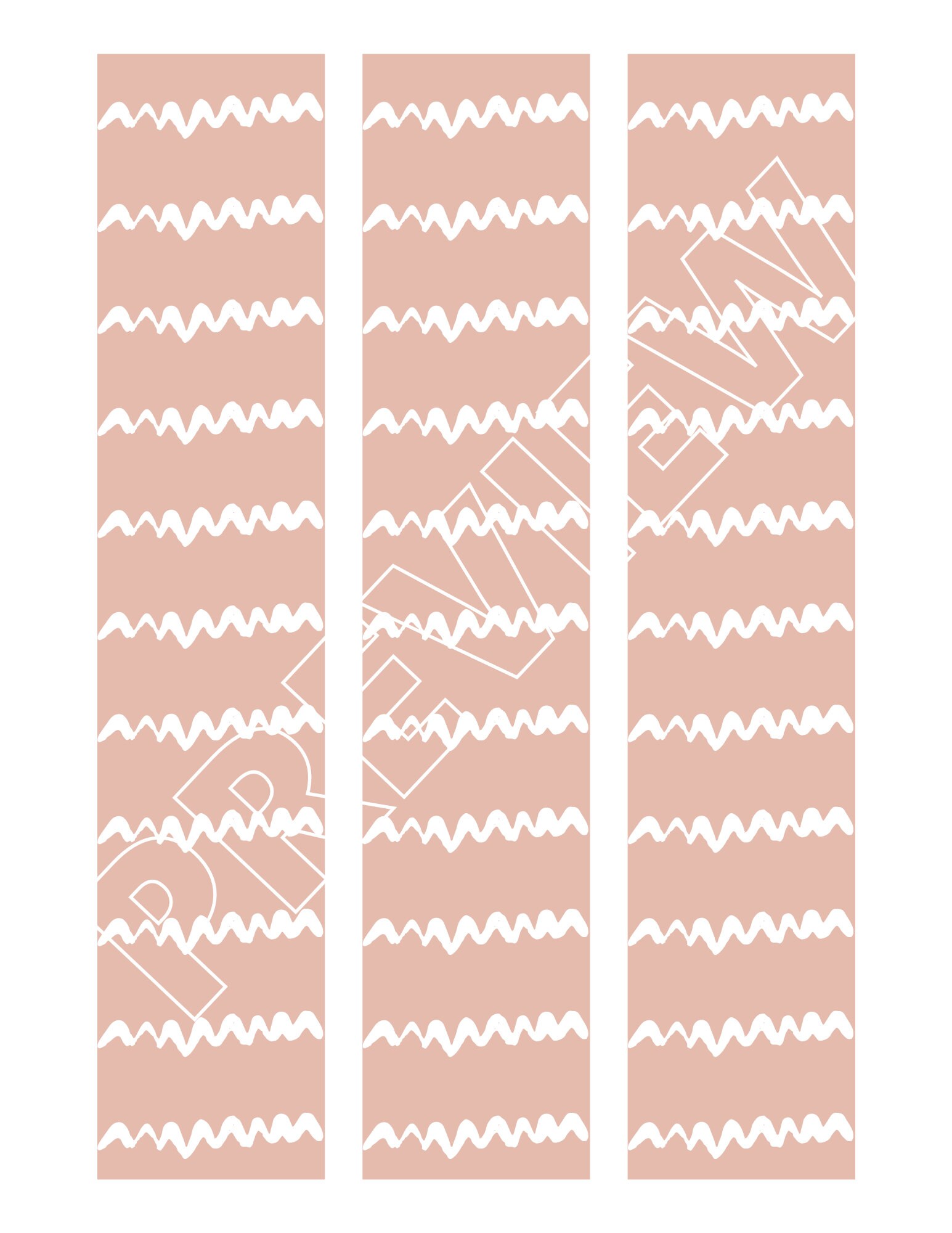 Neutral Pattern Bulletin Board Border, Printable, Easy, Classroom ...