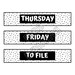 Black and White Doodle Rolling Cart Labels, 10 Drawer Rolling Cart ...