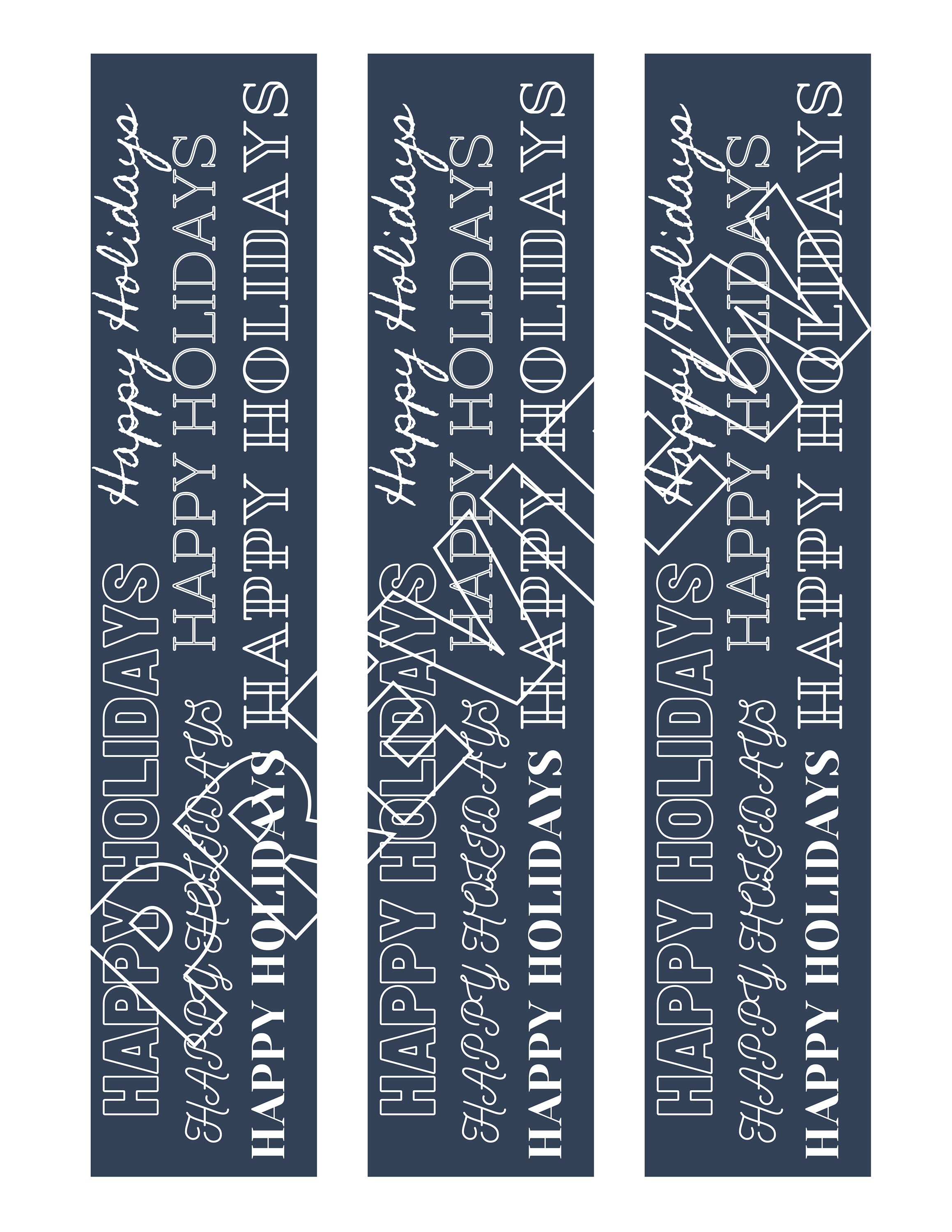 Christmas Holiday Bulletin Board Border, Printable, Easy Classroom ...