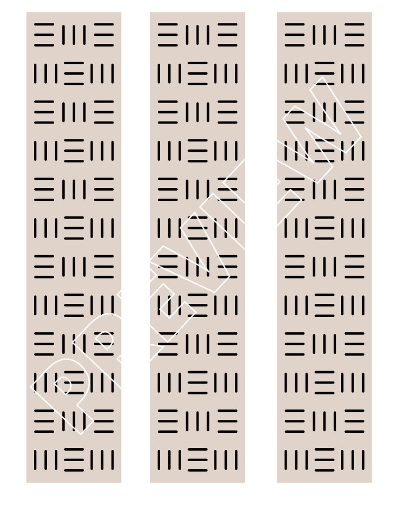Neutral Pattern Bulletin Board Border Printable Easy - Etsy