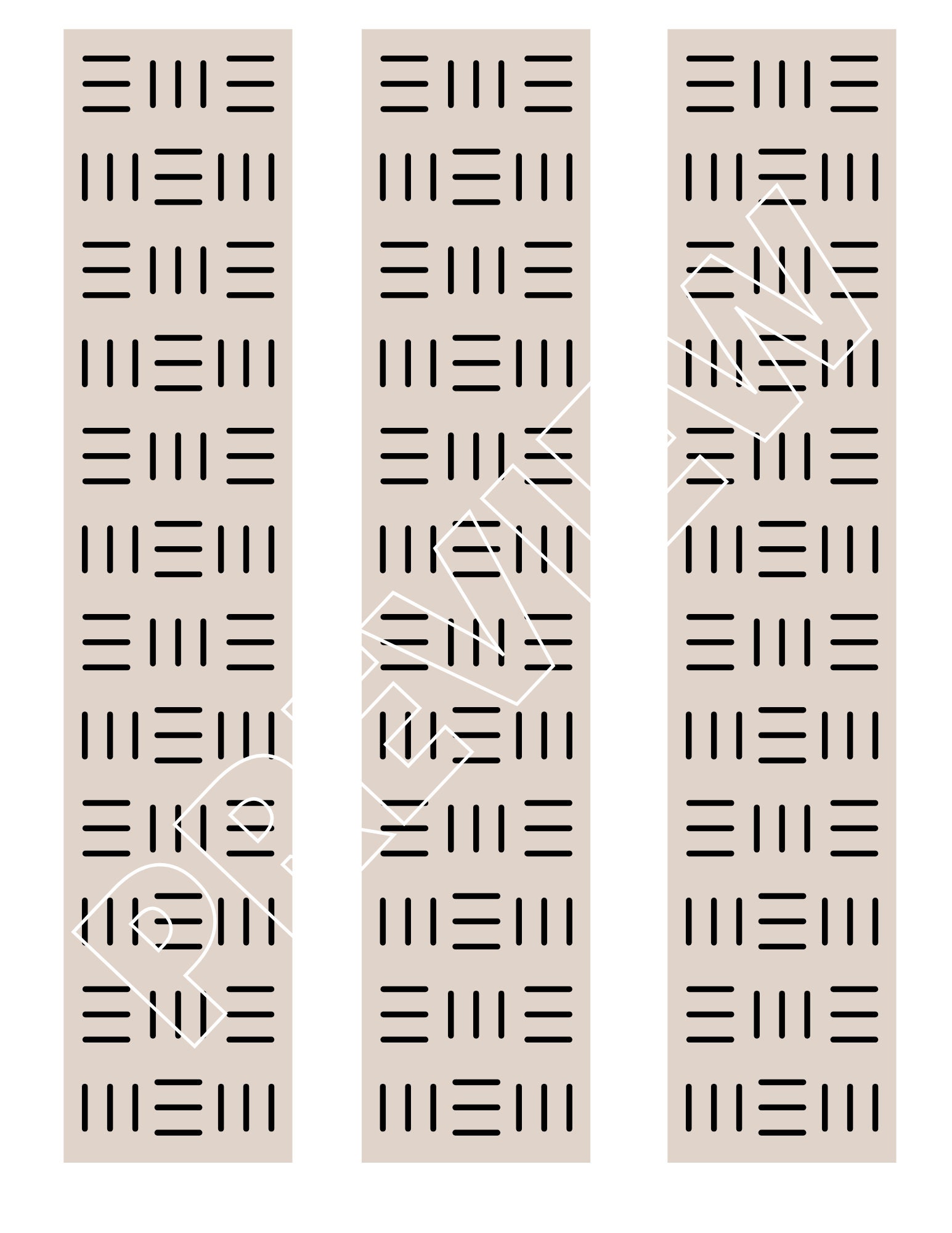 Neutral Pattern Bulletin Board Border, Printable, Easy, Classroom ...