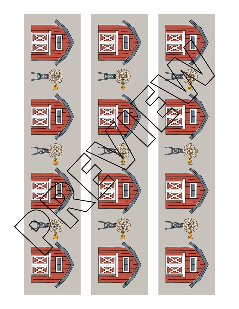 Farm Bulletin Board Border, Printable, Easy Classroom Decoration - Etsy