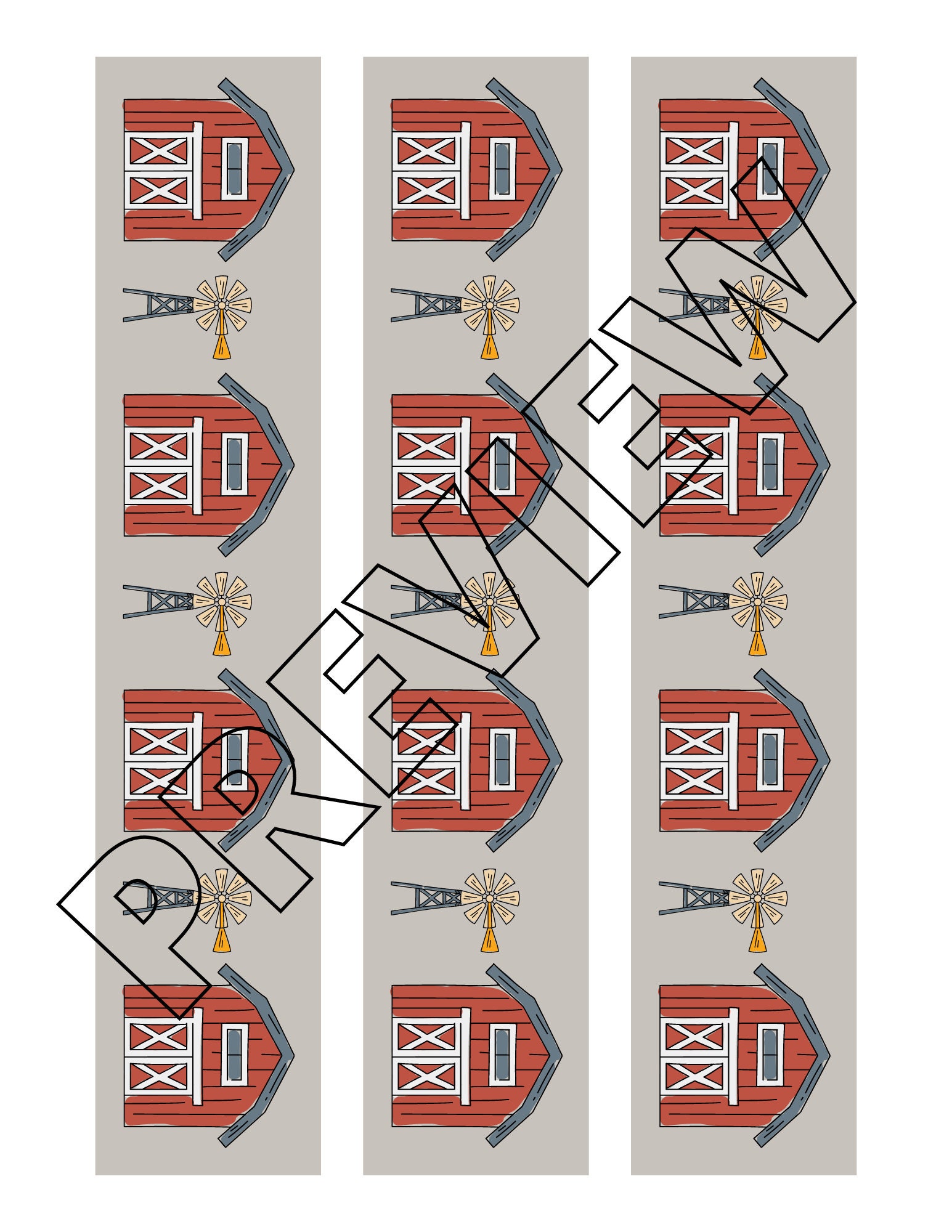 Farm Bulletin Board Border, Printable, Easy Classroom Decoration - Etsy