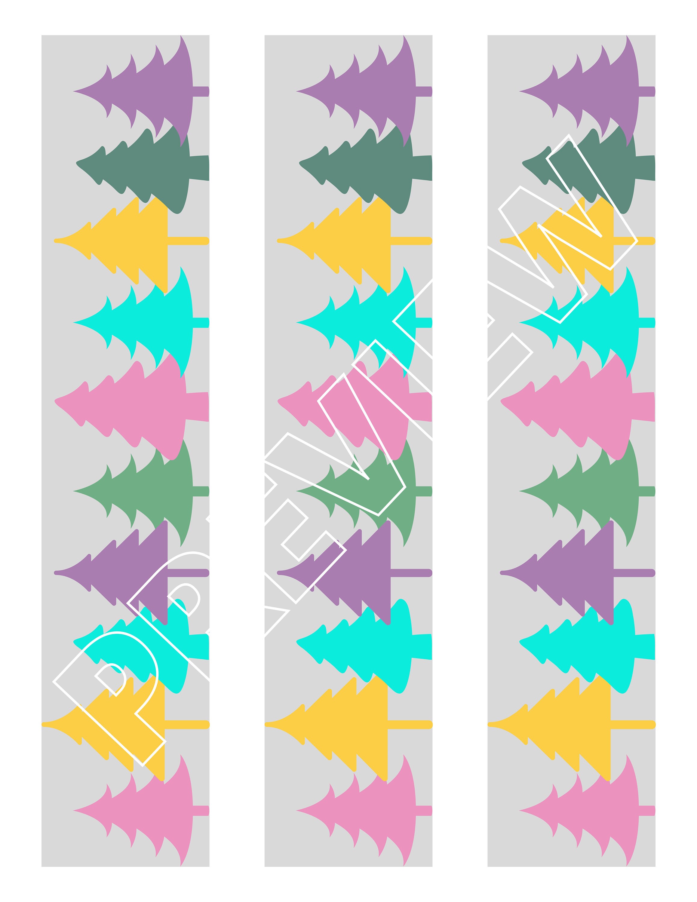 Christmas Holiday Bulletin Board Border Printable Easy - Etsy