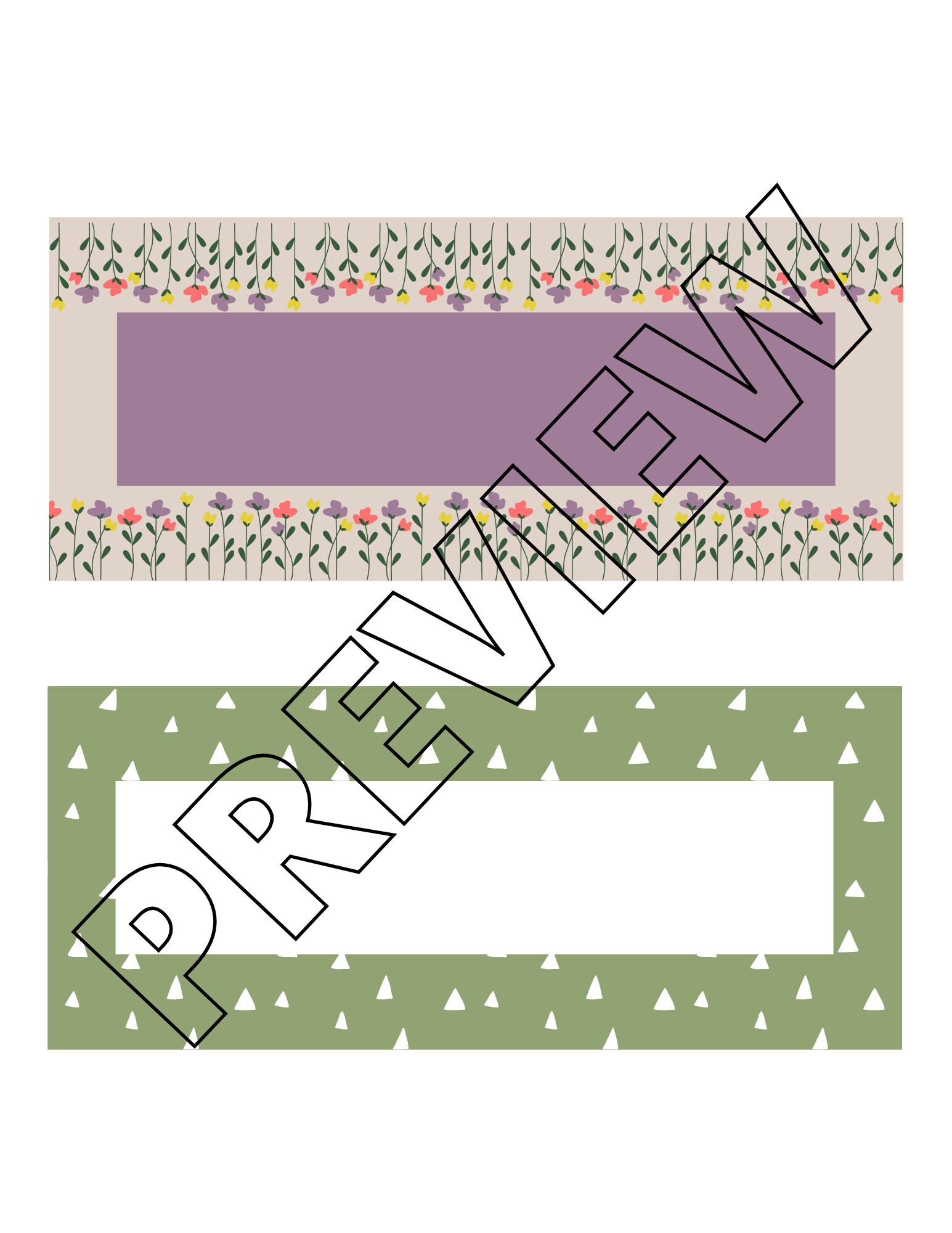 Nature Editable Name Tags, Printable, Easy Classroom Decoration - Etsy