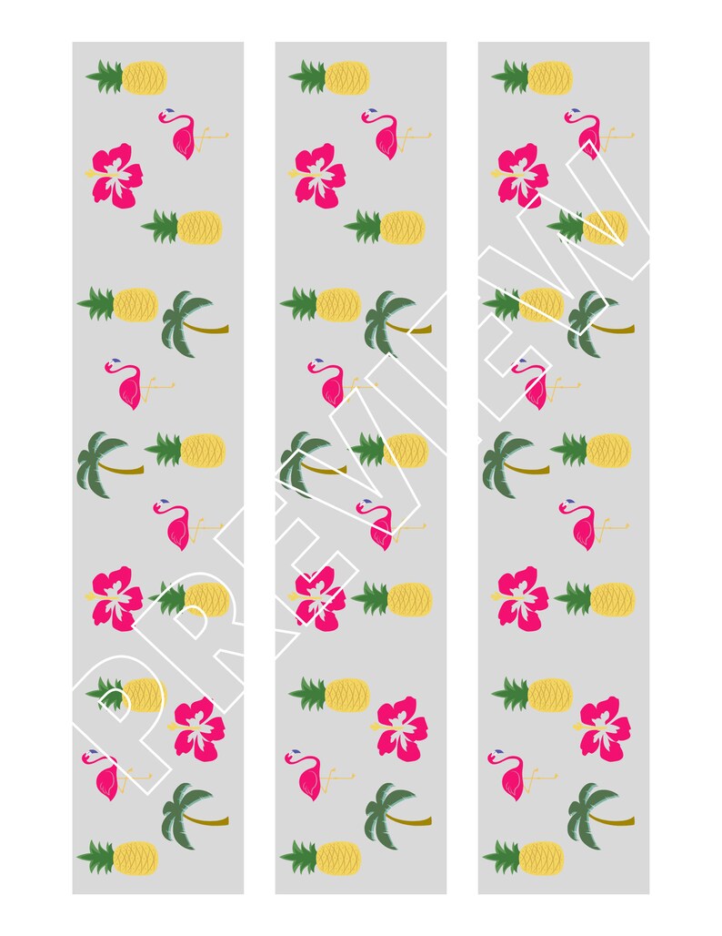 Tropical Bulletin Board Border, Printable, Easy Classroom Decoration - Etsy