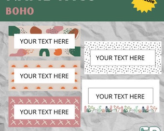 Farm Editable Name Tags, Printable, Easy Classroom Decoration - Etsy