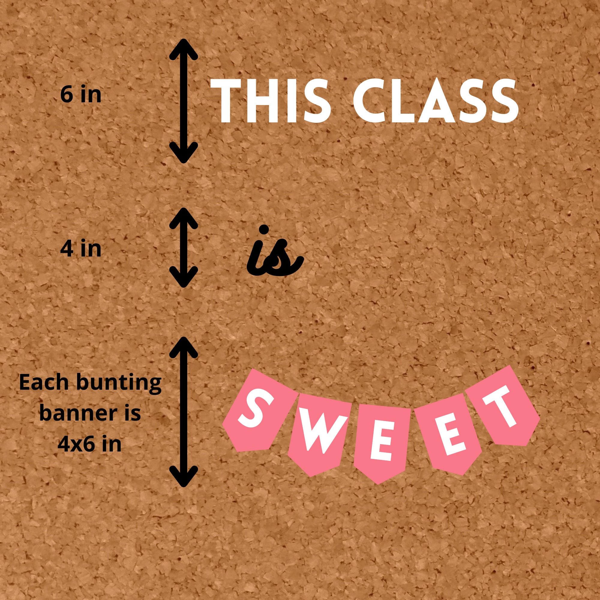 This Class is Sweet Bulletin Board Set Printable Easy - Etsy