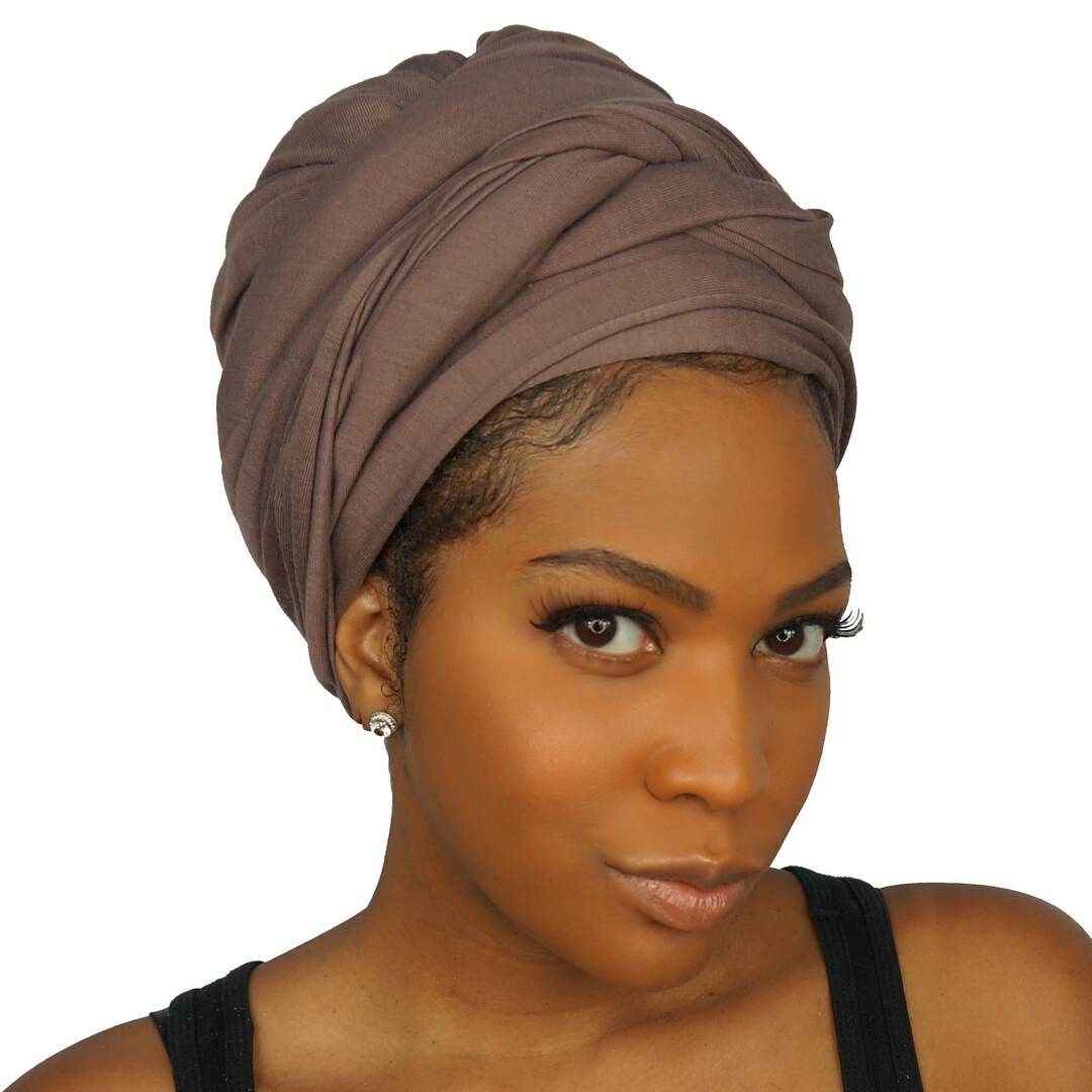 HEAD WRAPS for Women | RAISIN | Stretch Jersey Knit Cotton Hijabs ...