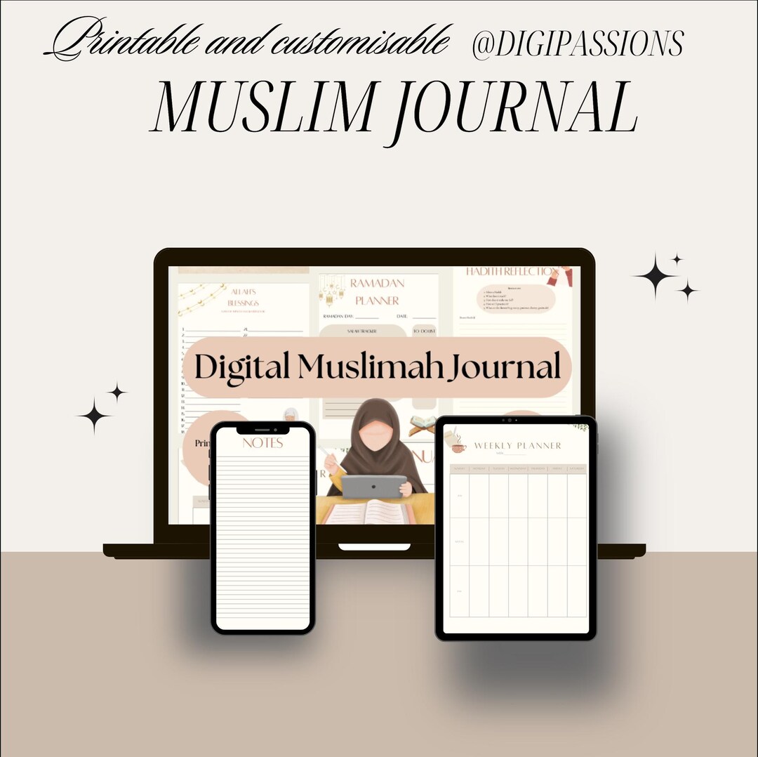 Muslim Journal | Ramadan Planner | Hadiths & Du’as | Printable ...