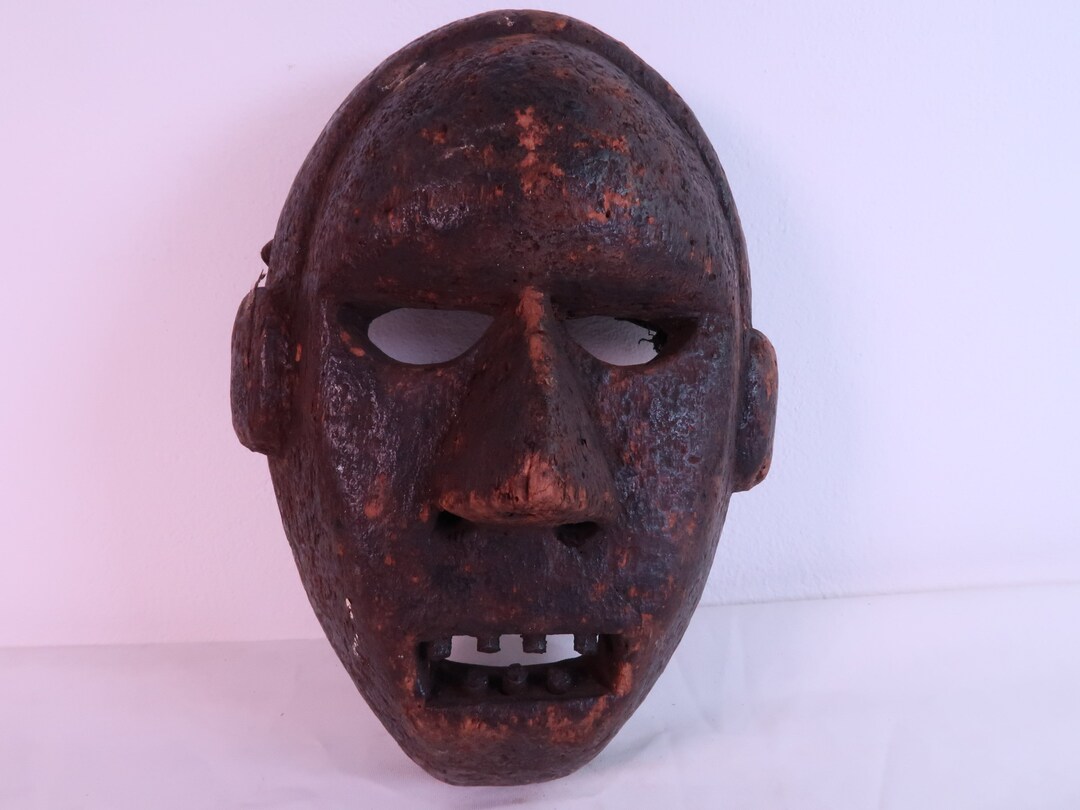 Tribal Art Mask of the Lele Tribe D.R. Congo Africa - Etsy