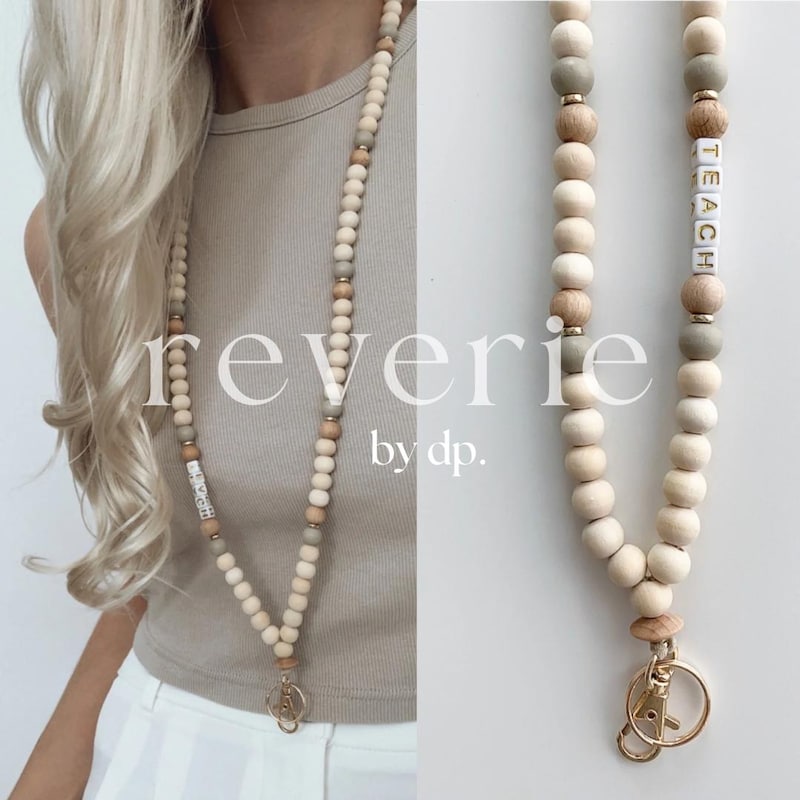 Landyard Green Bead - Etsy