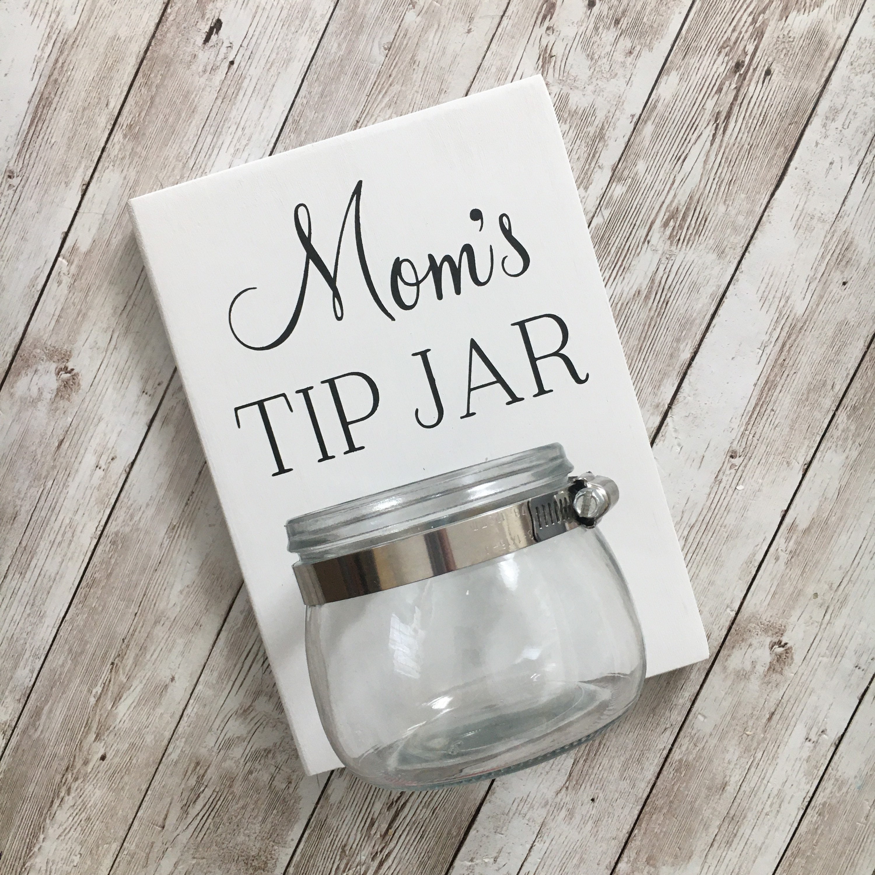Mom's Tip Jar | Laundry Room Tip Jar wood sign with attached glass jar ... Mom's Tip Jar | Laundry Room Tip Jar wood sign with attached glass jar ...