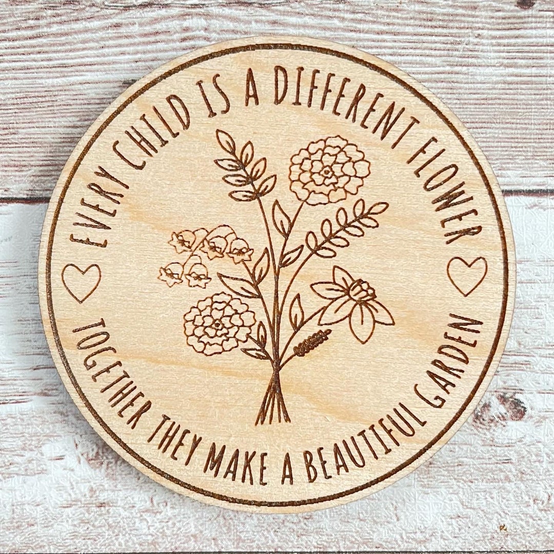 Mothers Magnet Set | 2.5” Inch Birth Month Flower Theme Magnets | Birth ...