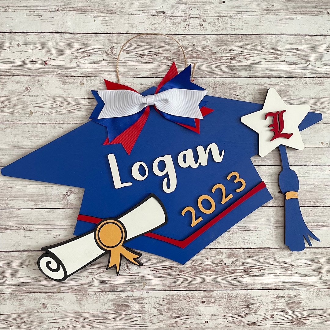 NH Londonderry Lancers & Pinkerton Astros Special Grad Cap Door Hanger ...