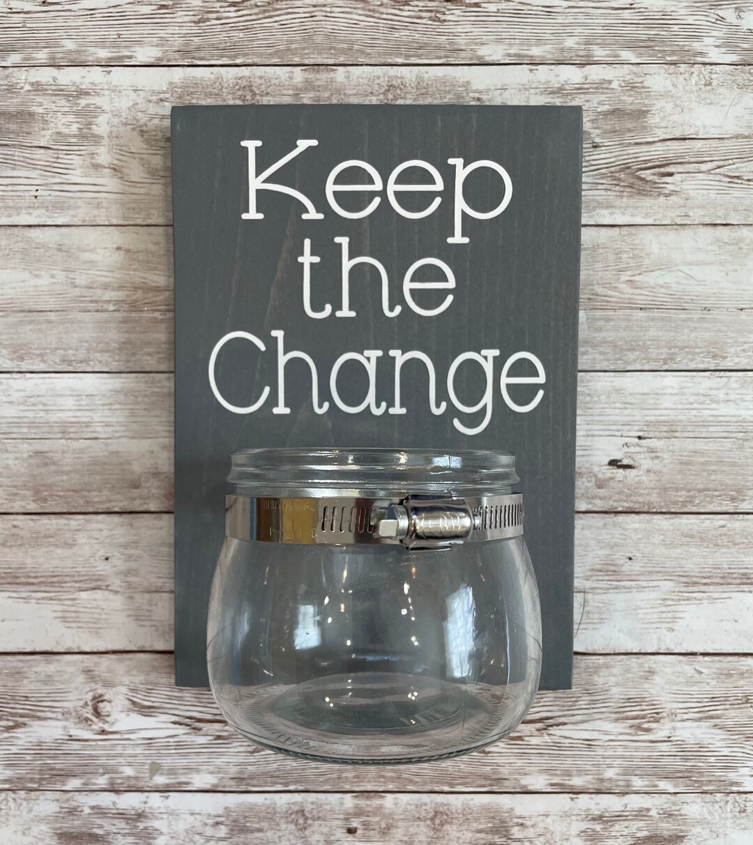 Keep the Change Jar | Color Pop Series | Laundry Room Decor ...