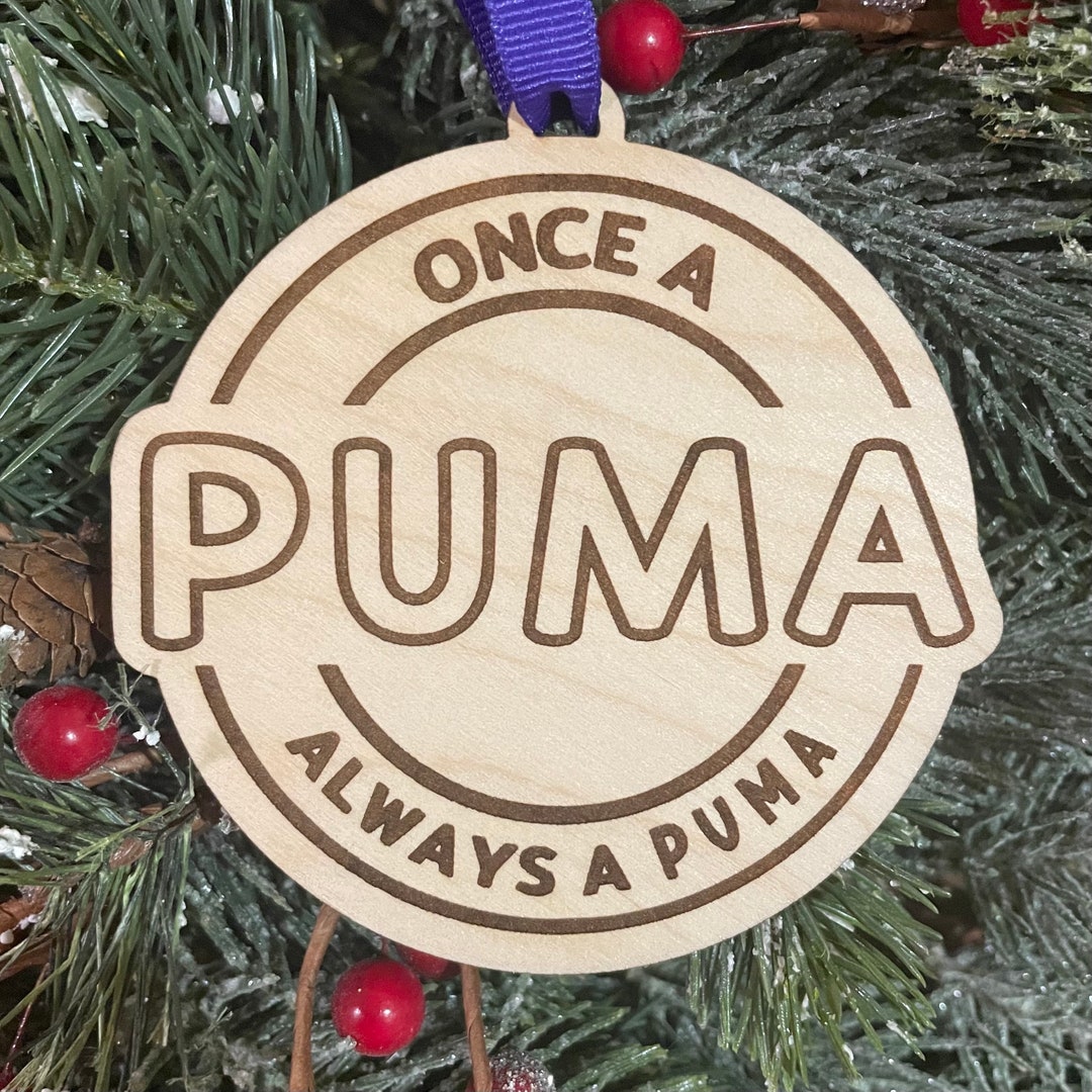 Once a Puma Always a Puma School Ornament | School Mascot Ornament ...