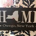 New York NY Home Sign Customized With Town Name 2 Sizes Available NY ...