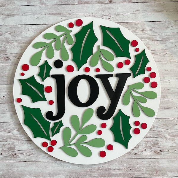 Joy Christmas Sign - Etsy