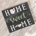 Michigan to Florida Home Sweet Home Wood Sign | Two States or Heart ...