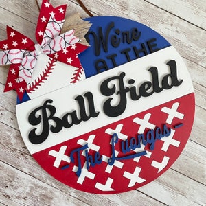 Custom Baseball Sign in Size 12” / 16” / 18” Round Wood Sign | Baseball ...