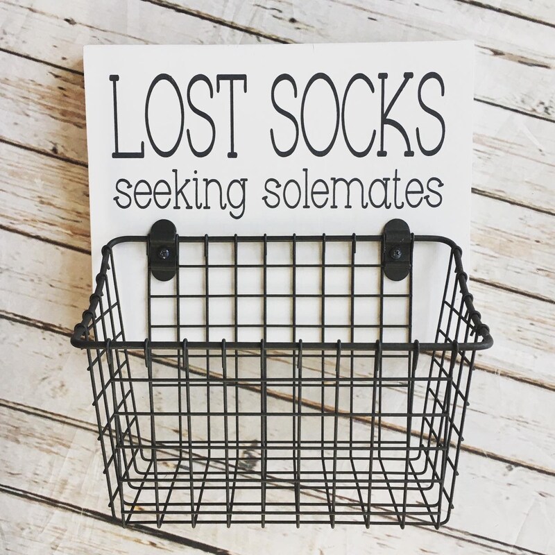 Lost Socks Basket - Etsy