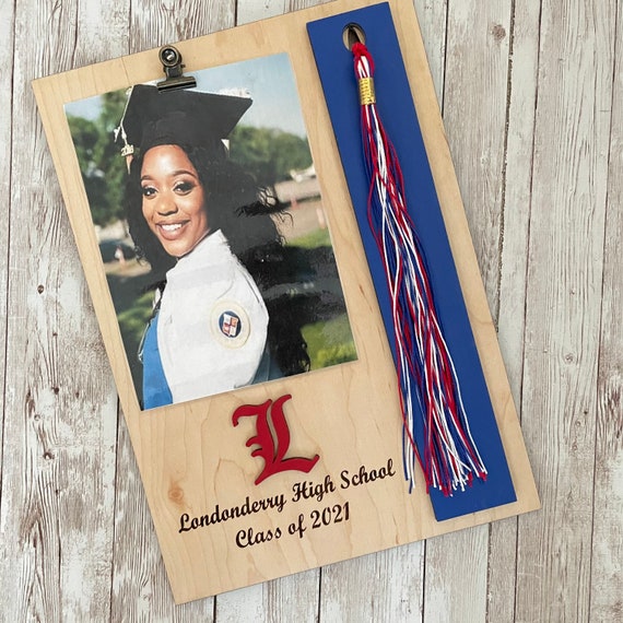 Custom Graduation Tassel Photo Plaque Tassel Holder | Etsy