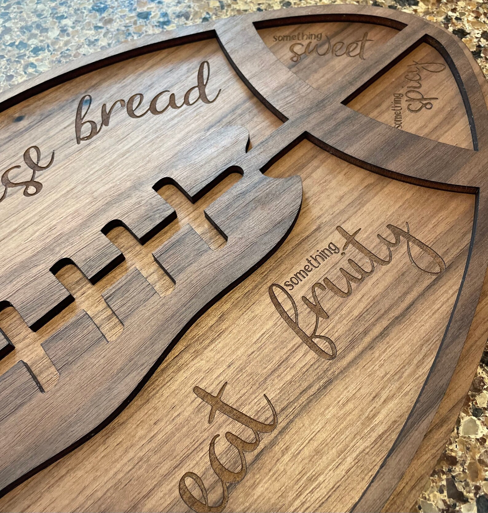 Football Charcuterie Tray Football Cheese & Meat Snack Tray | Etsy