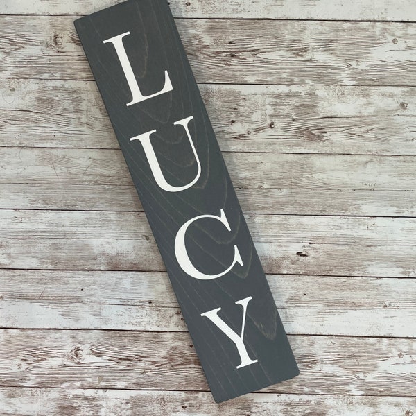 Vertical Sign - Etsy