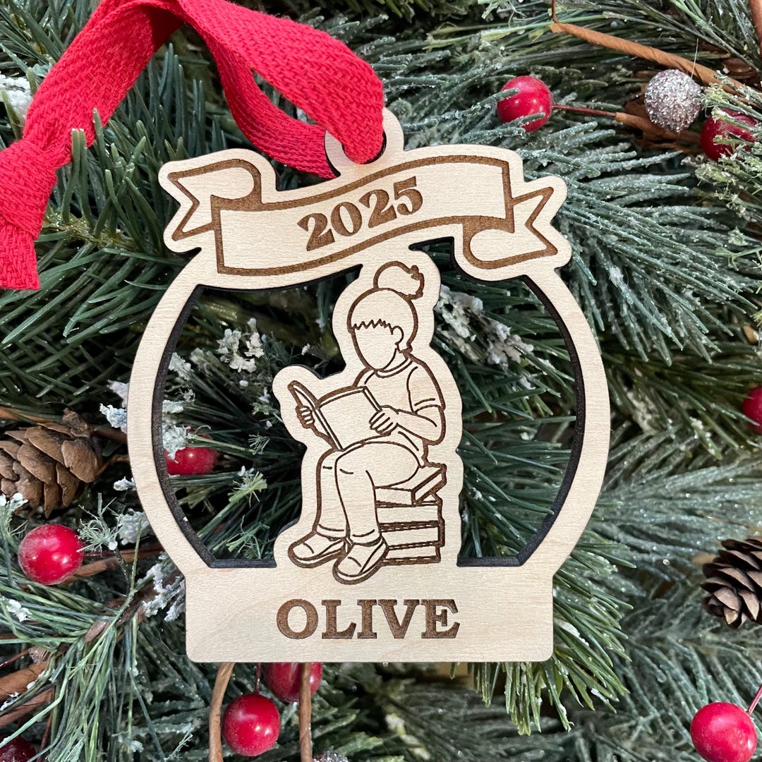 Reader 2026 Christmas Ornament | Personalized Reading Ornament | 2025 ...