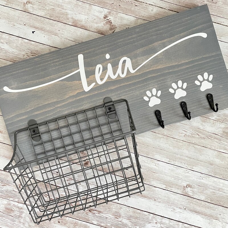 Dog Sign With Hooks - Etsy