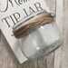 Mom's Tip Jar Laundry Room Tip Jar Wood Sign With Attached Glass Jar ...